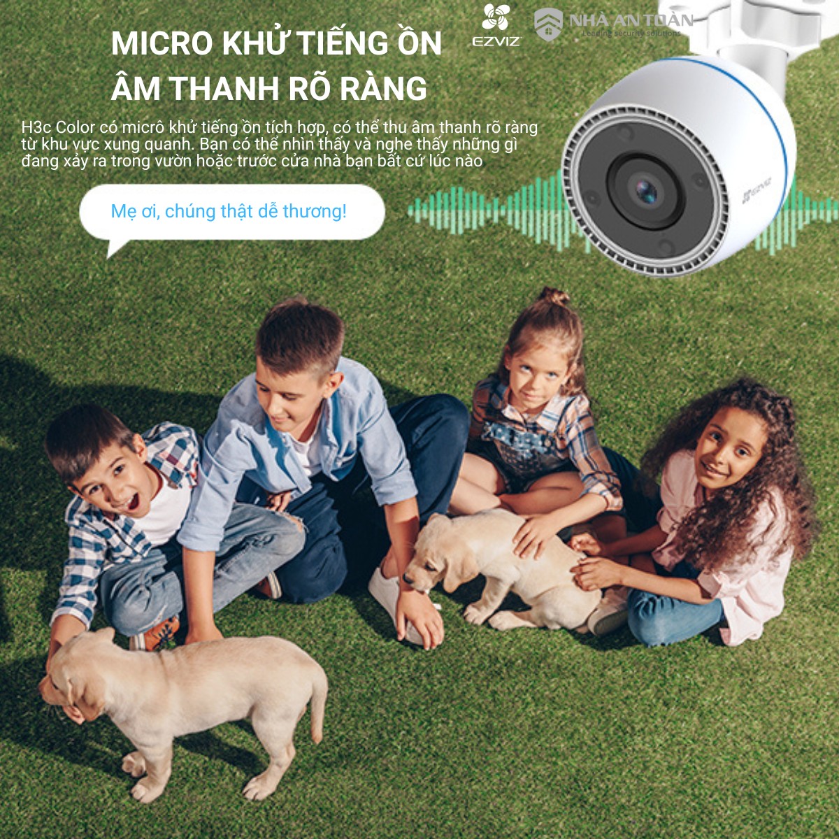 Ezviz H3C Color 5MP Outdoor Camera - Night Color Wifi Camera with Sound ...
