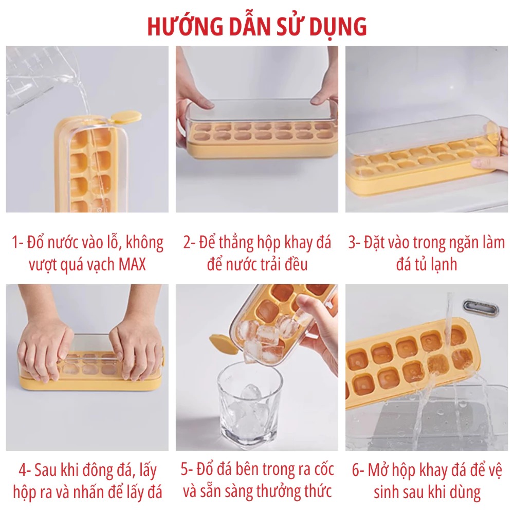 ECOCO smart refrigerator ice tray with 2 and 3 compartments, defrost ...