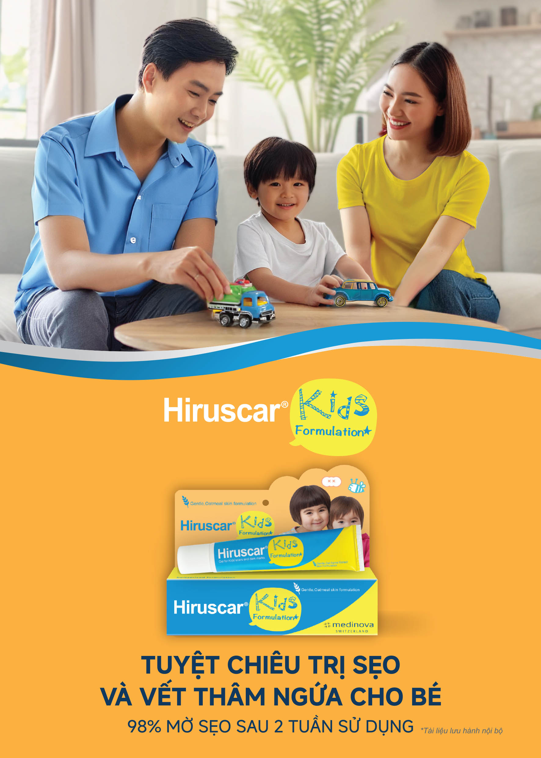 Set of 2 Gels to improve children's scars and itchy dark spots Hiruscar ...