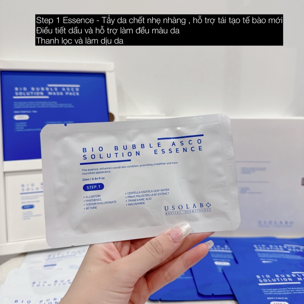 Usolab Bio Bubble Asco Solution Kit detoxifying mask [Retail price for ...