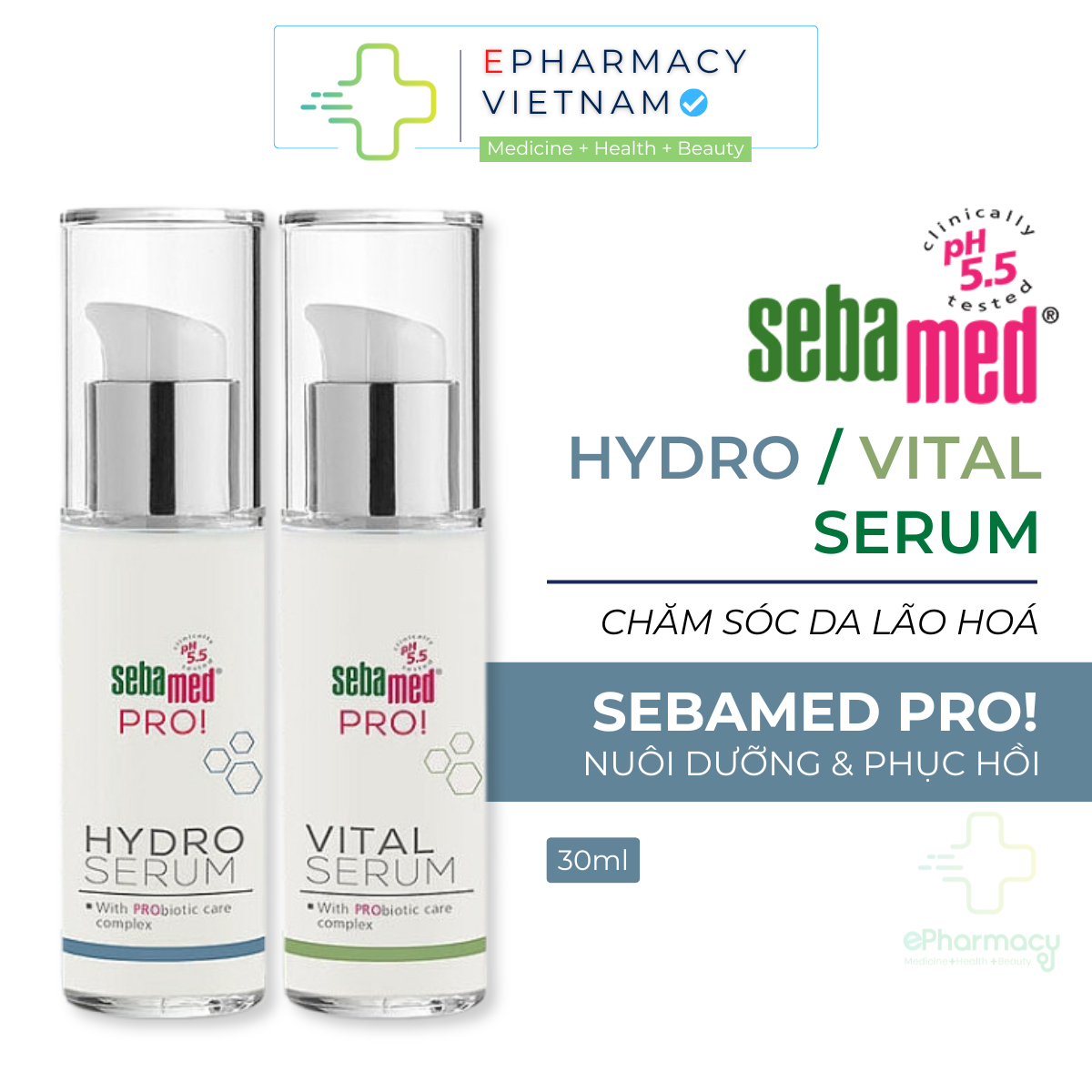 SEBAMED Pro Serum Moisturizes, Limits Aging, Balances Skin Microflora ...
