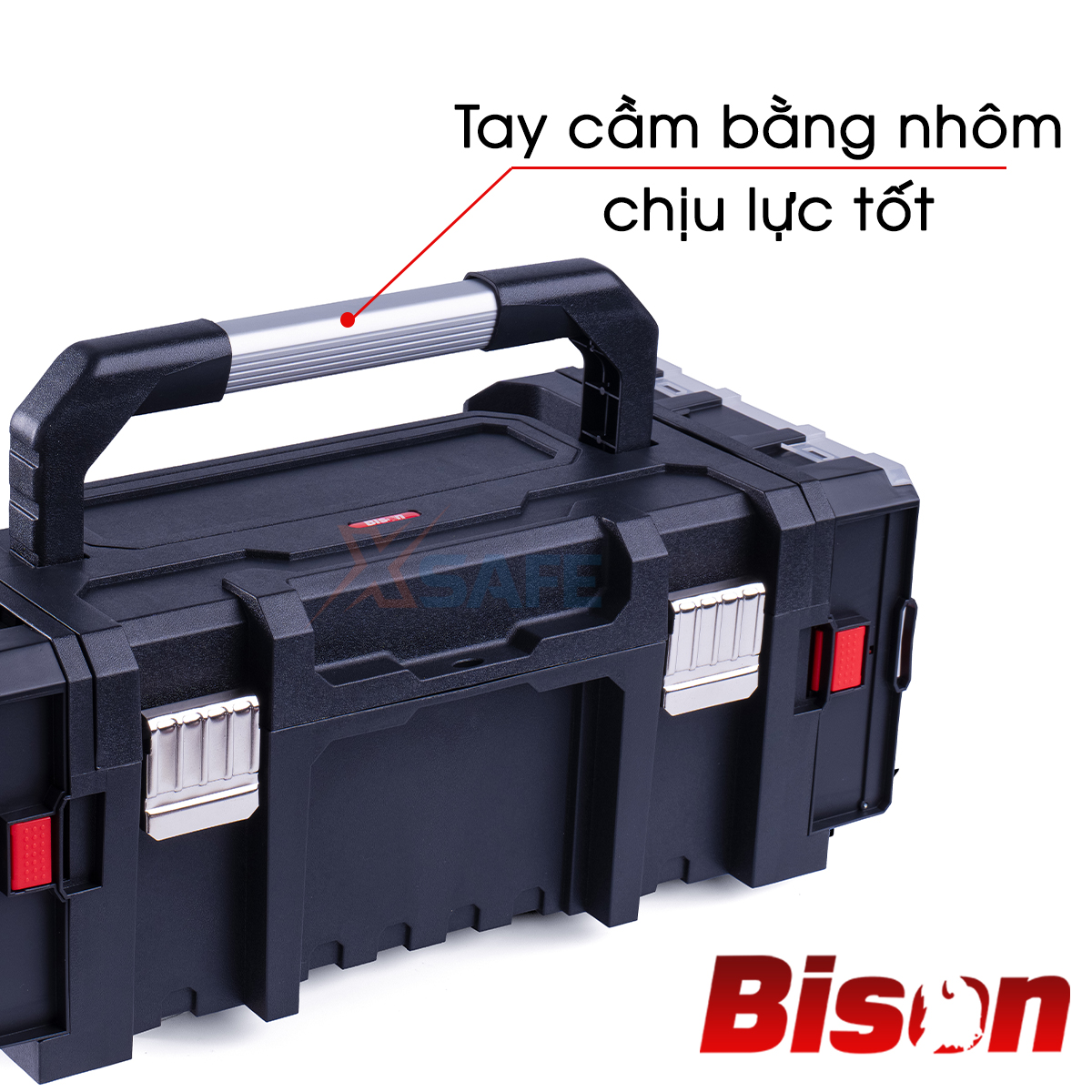 Bison 21inch BS 3IN1 Tool Box511001 Virgin plastic, aluminum handle ...