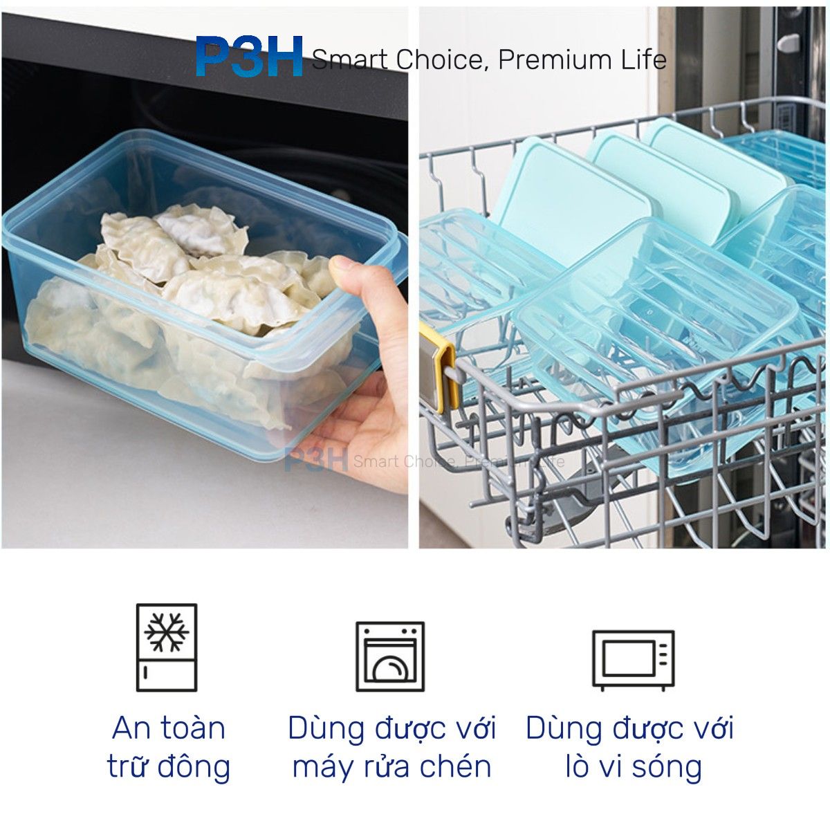 Korean LocknLock Freezer Fit plastic box for freezing and preserving ...