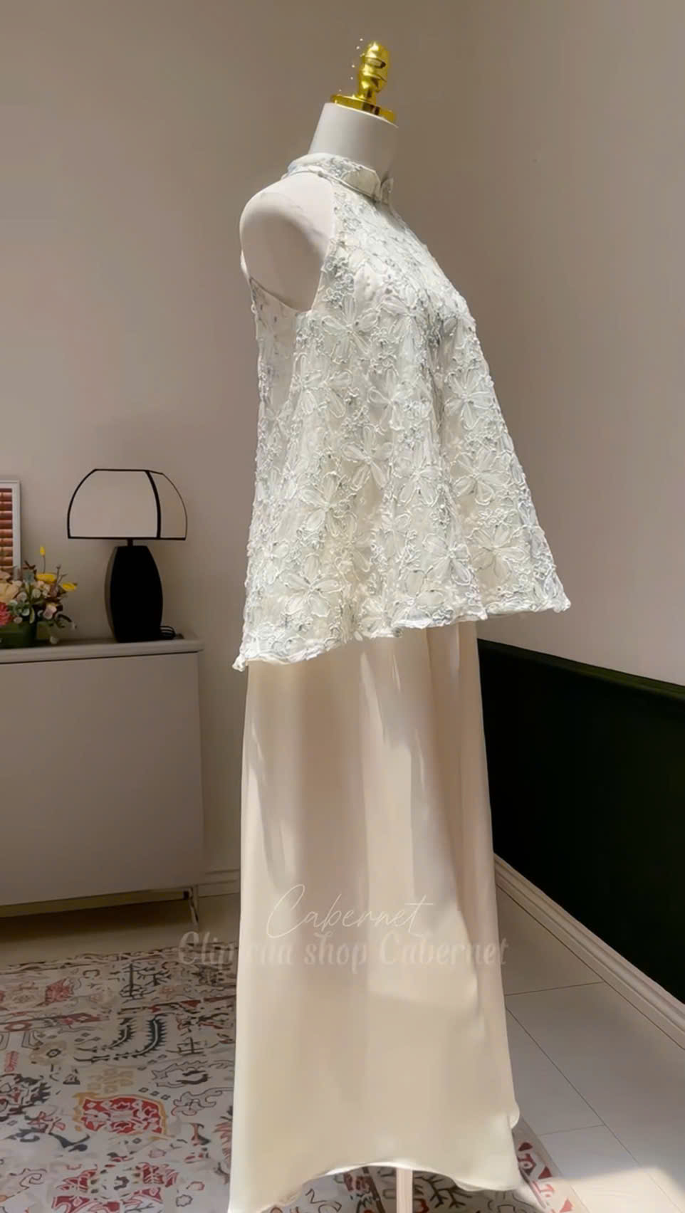 D356 Cabernet ao dai set 2026 lovely muse | Shopee Malaysia