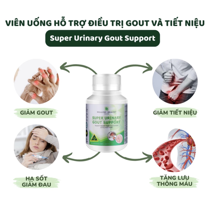 Uric Acid Reduction Support Pills, Good for People with Gout and ...