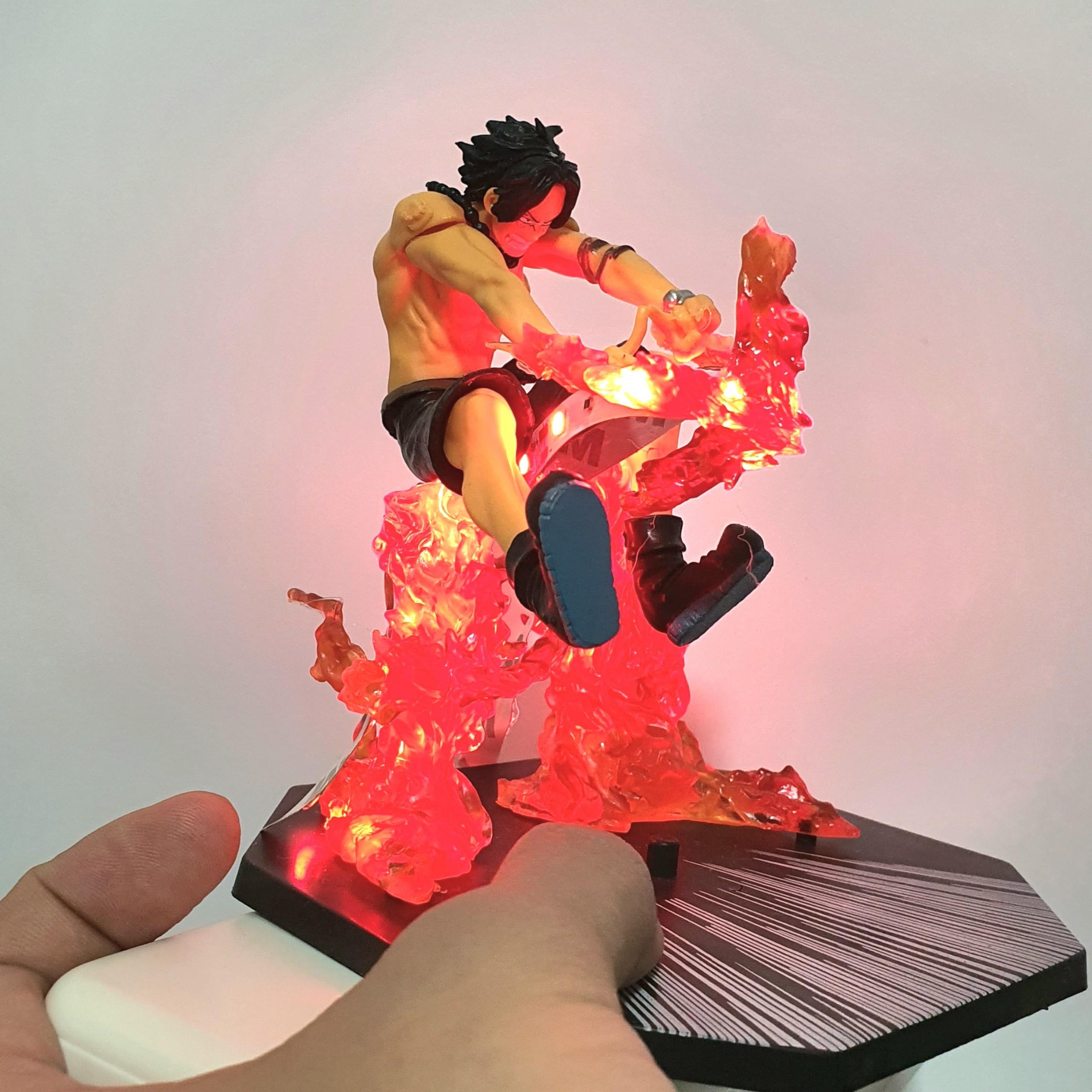 ACE fighting pose model, LED version, 12cm high Fzero Super version ...