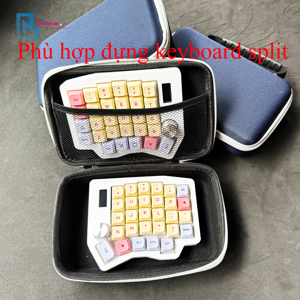 Shockproof Zipper Box for Split Keyboard Keyboard Suitable for Many ...