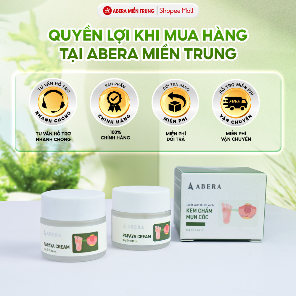 Abera Papaya Wart Reduction Support Cream – Contributes to Remove Dead ...