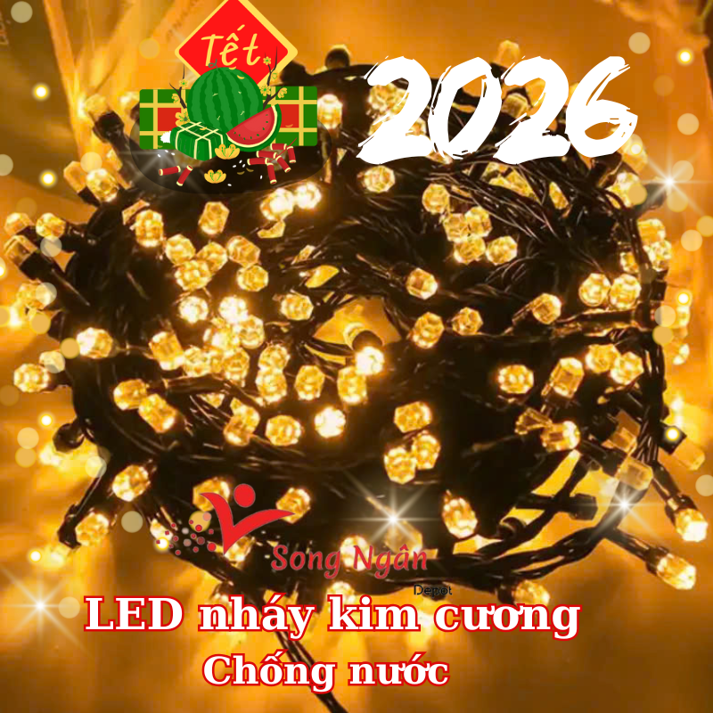 Combo of 3 Sets of Diamond Flashing LED String Lights, Christmas tree ...