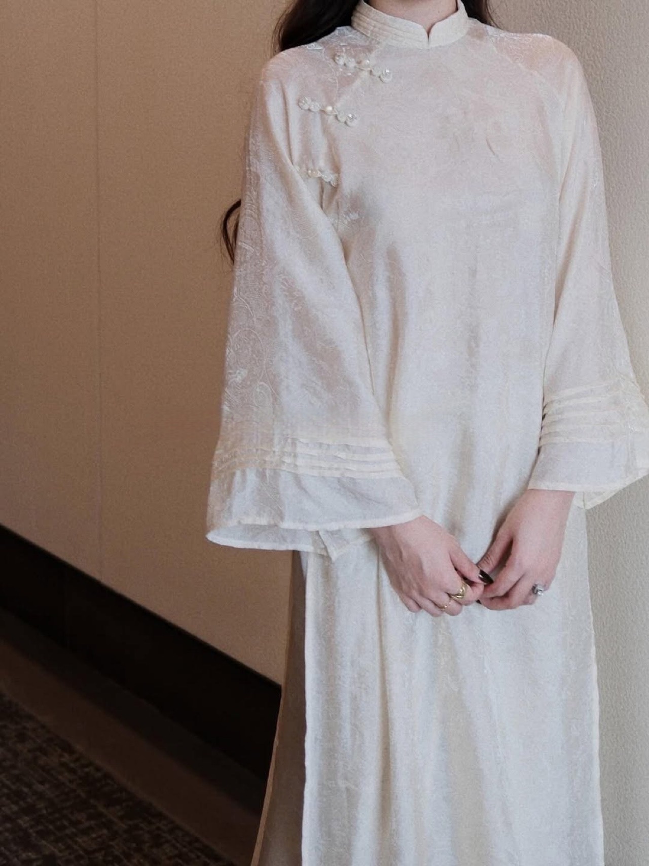 Ao Dai CNY 2026 - Ao Dai “Molan” High Quality Metallic Brocade ...