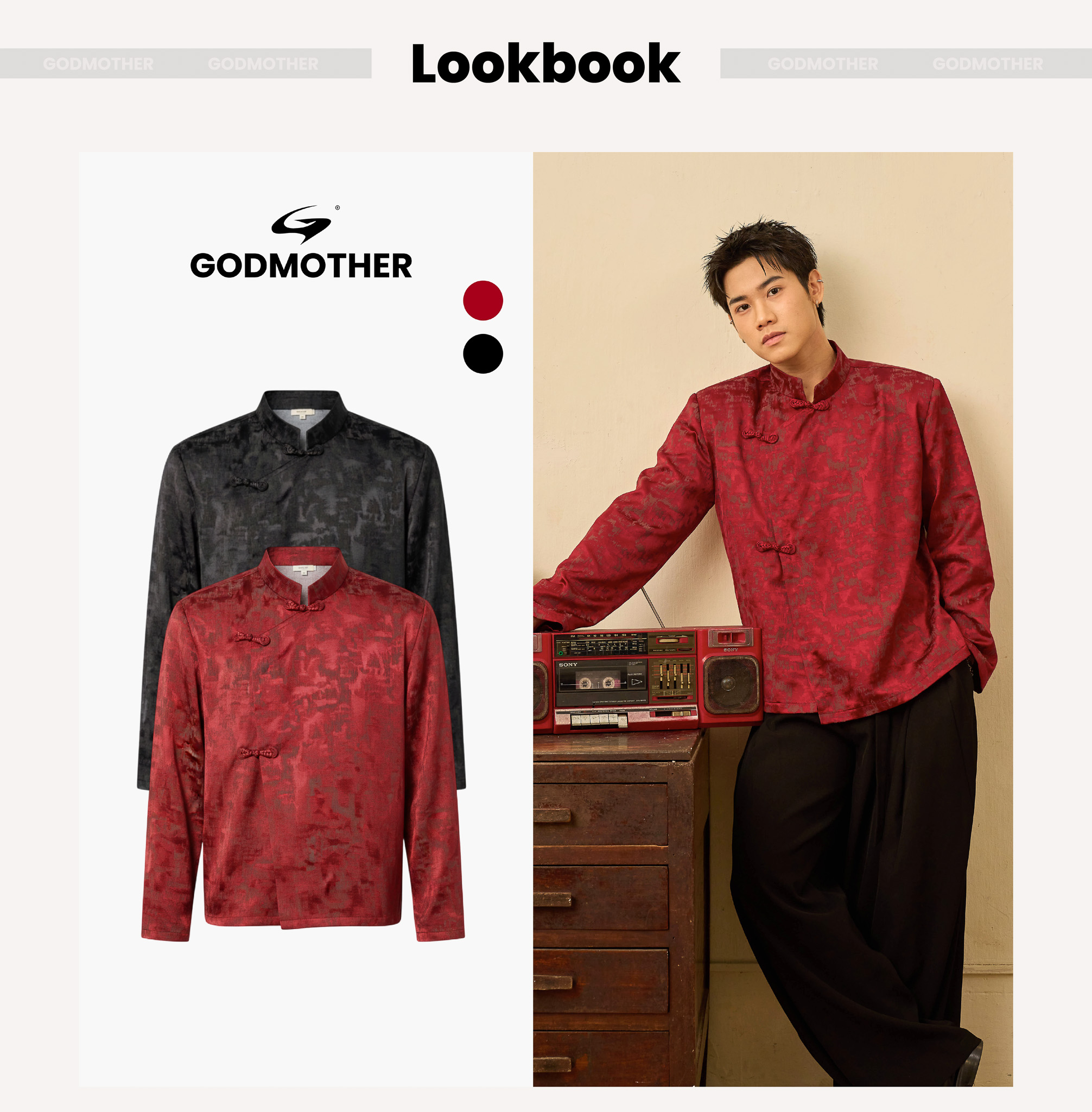 GODMOTHER Modern Brocade Ao Dai Collection CNY 2026 | Shopee Malaysia