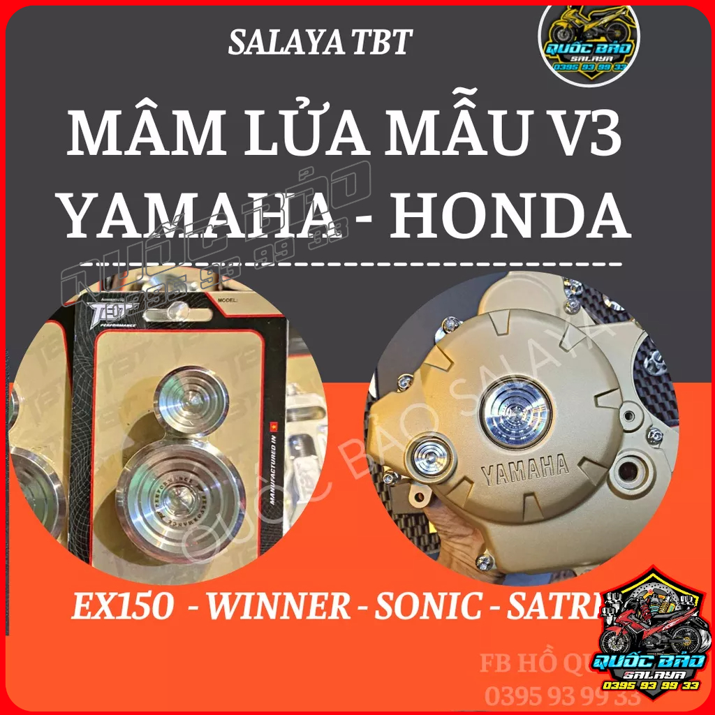 TBT Stainless Steel 304 Fire Plate Screw Model V3 For Yamaha Honda ...