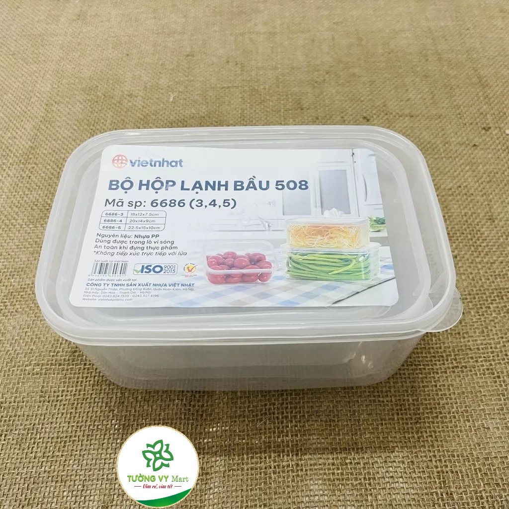 Food storage box set, cold box set 508 Viet Nhat set 3c | Shopee Malaysia