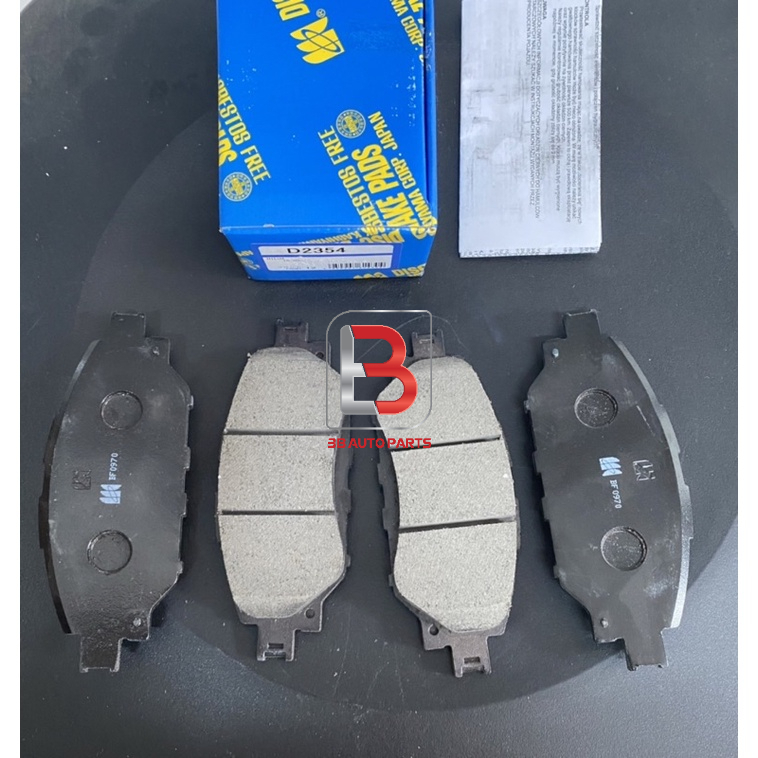 Toyota Innova 2016-2021 brake pads front and rear MK Kashiyama (Japan ...