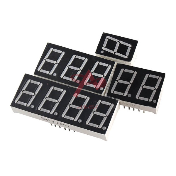 7-segment LED bar 0.56 displays numbers (1 number, 2 numbers, 3 numbers ...
