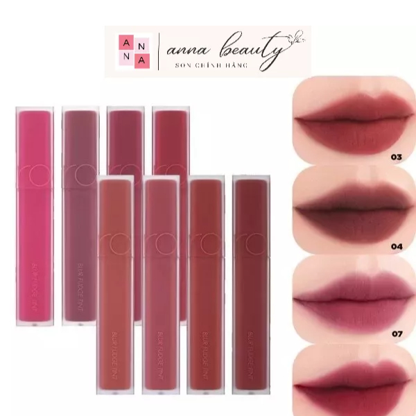 Romand Blur Fudge Tint Matte Cream 03 musky 04 radwood | Shopee Malaysia