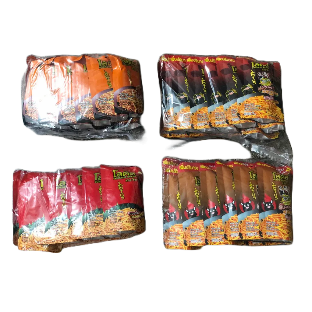 Lot of 13 packs of Thai Rice Sticks of all flavors x 20g | Shopee Malaysia