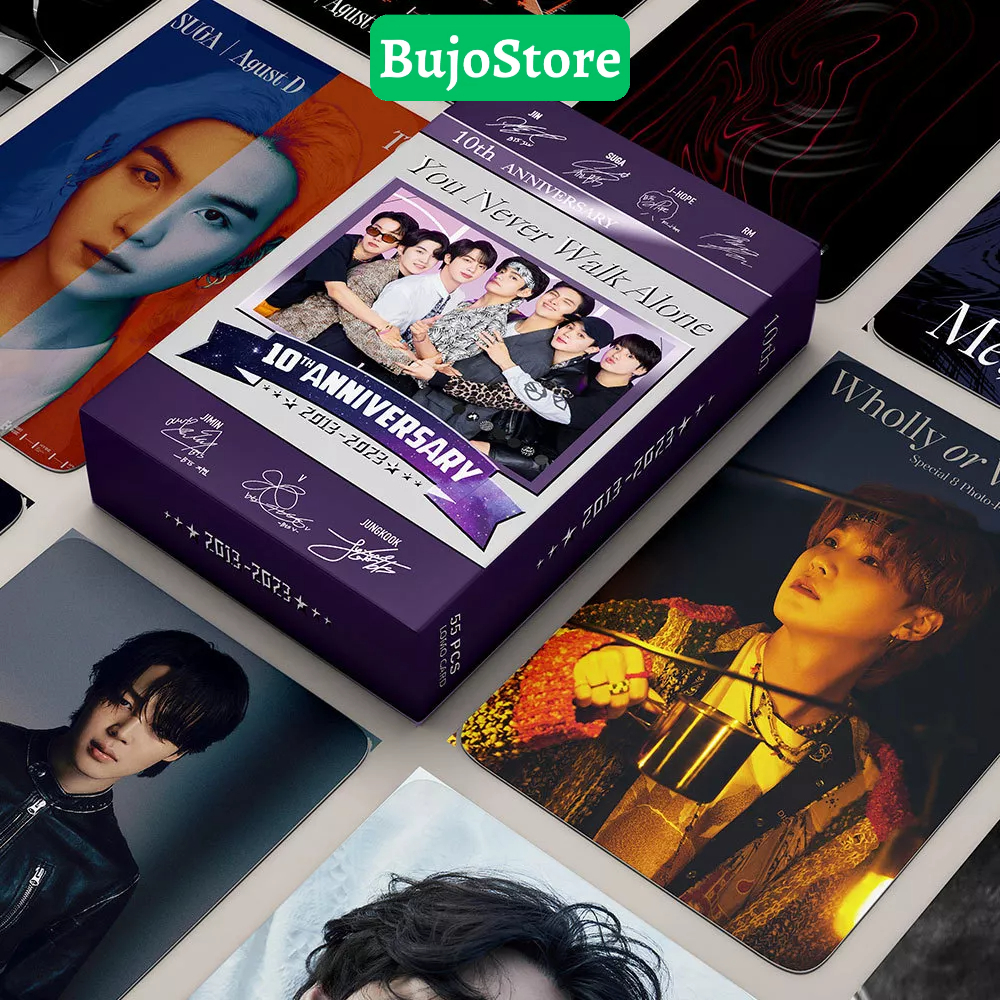 Collection 54 Lomo Card BTS kpop Corner BTS kpop 10-Year Record suga ...