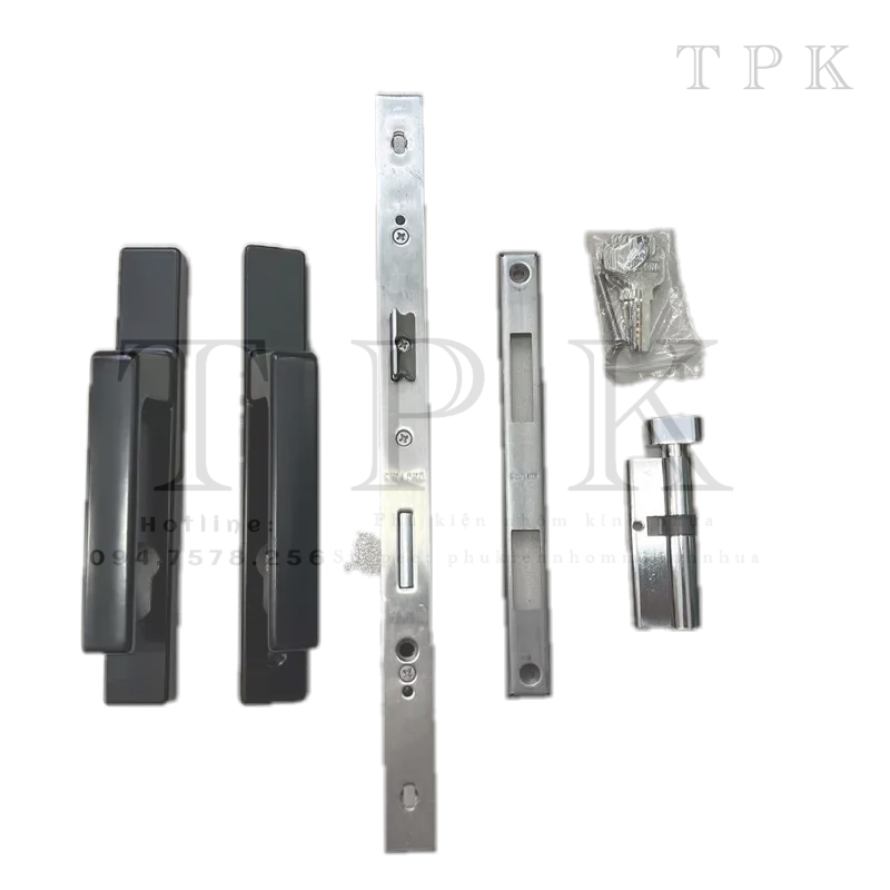 Genuine Kinlong brand door lock set with black square MZS20 handle ...