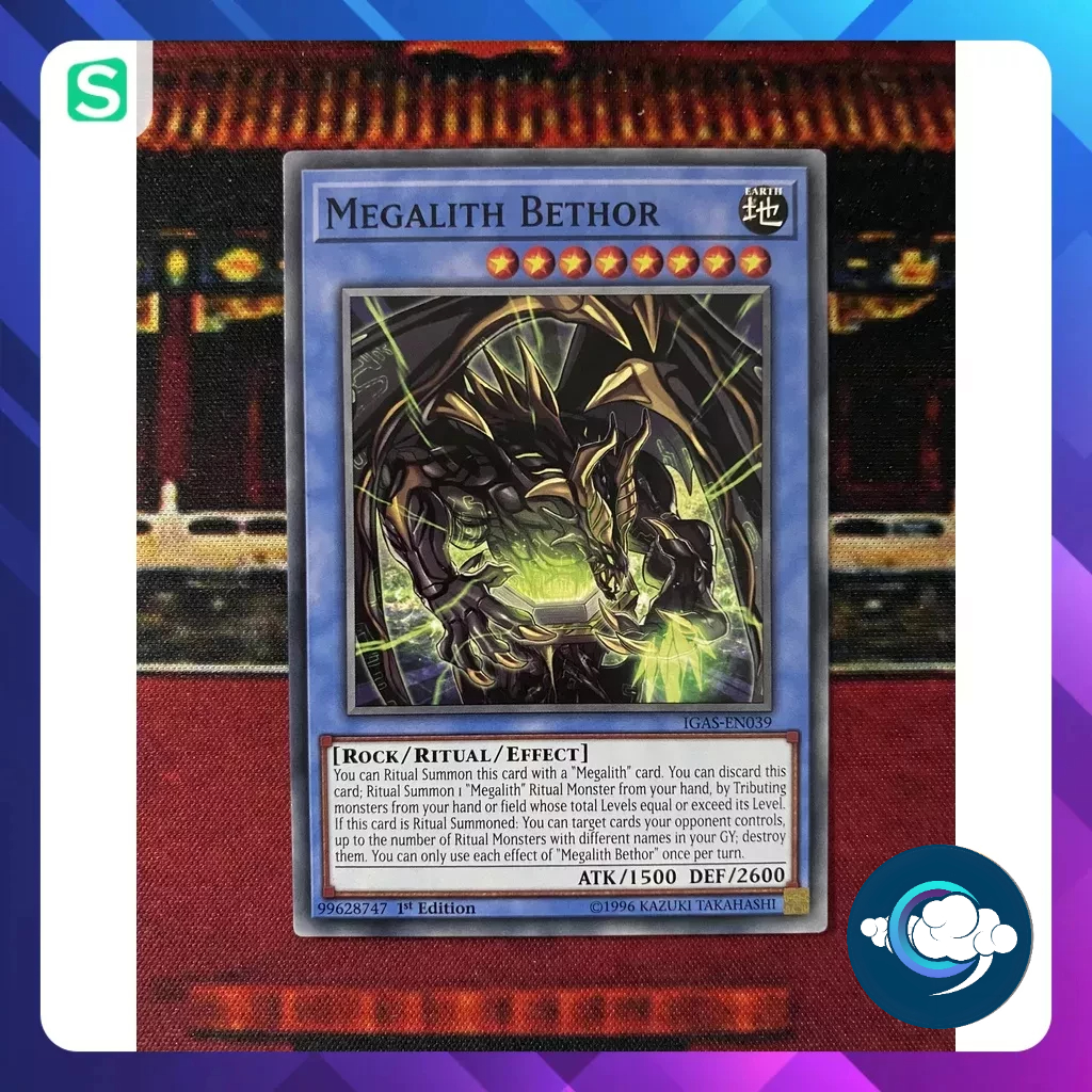 Yugioh Card! (UK) - Igas-en039; Megalith Bethor; C | Shopee Malaysia