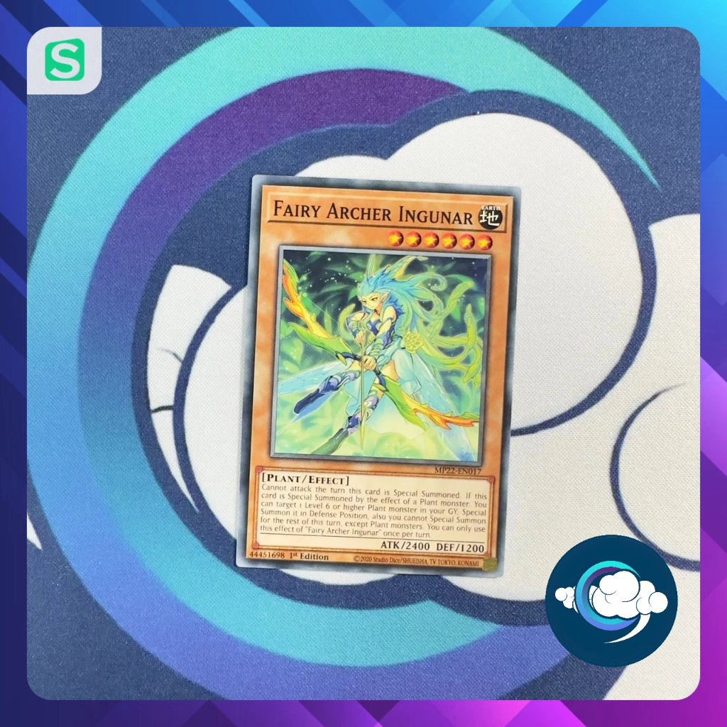 YugiOh! Card - MP22-EN017; Fairy Archer Ingunar; Common (UK) ; 1st ...