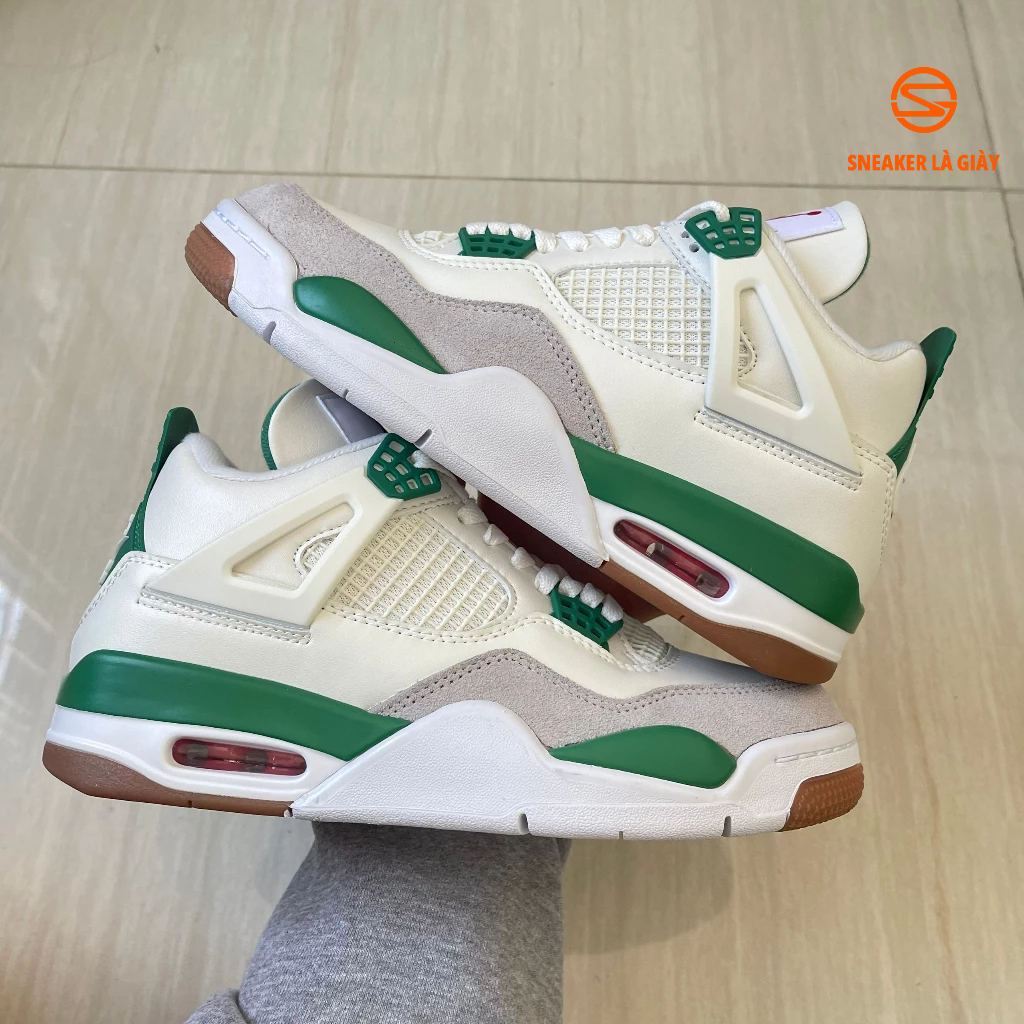 Air Jordan 4 Low Retro'Pine Green' DR5415-103 Sneakers - Fullbox "Cap ...