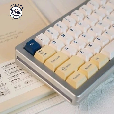 M71 3-mode aluminum shell mechanical keyboard, CNC cut aluminum, Gasket ...