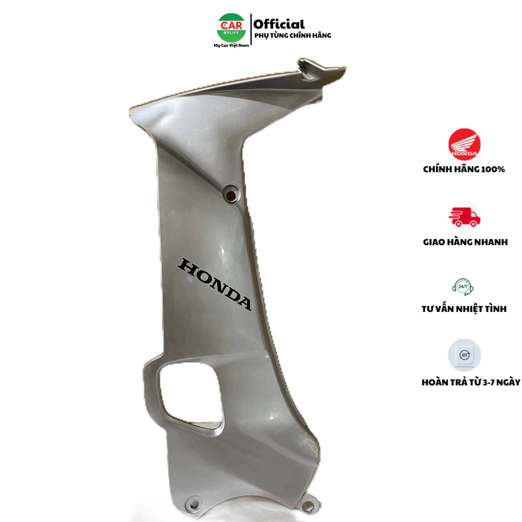 Left fairing - HONDA WAVE Small Old 2002 inner fairing, Silver color ...