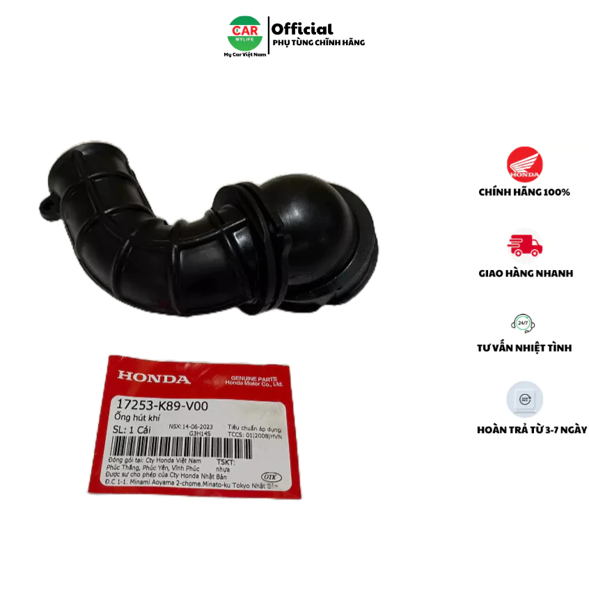 Air intake pipe - HONDA WAVE A110 intake manifold rubber. Product code ...