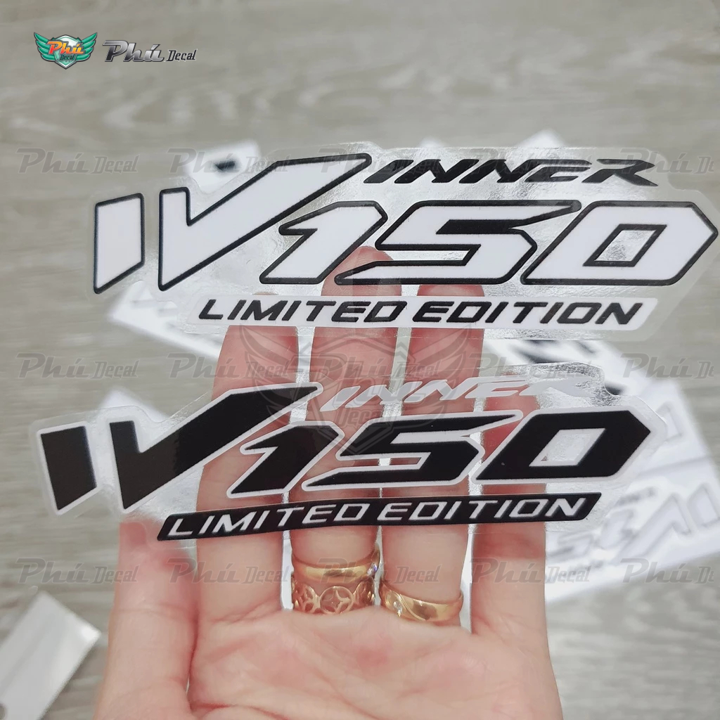 1 Winner 150 limited edtion W150 logo sticker for car mask, headlight ...
