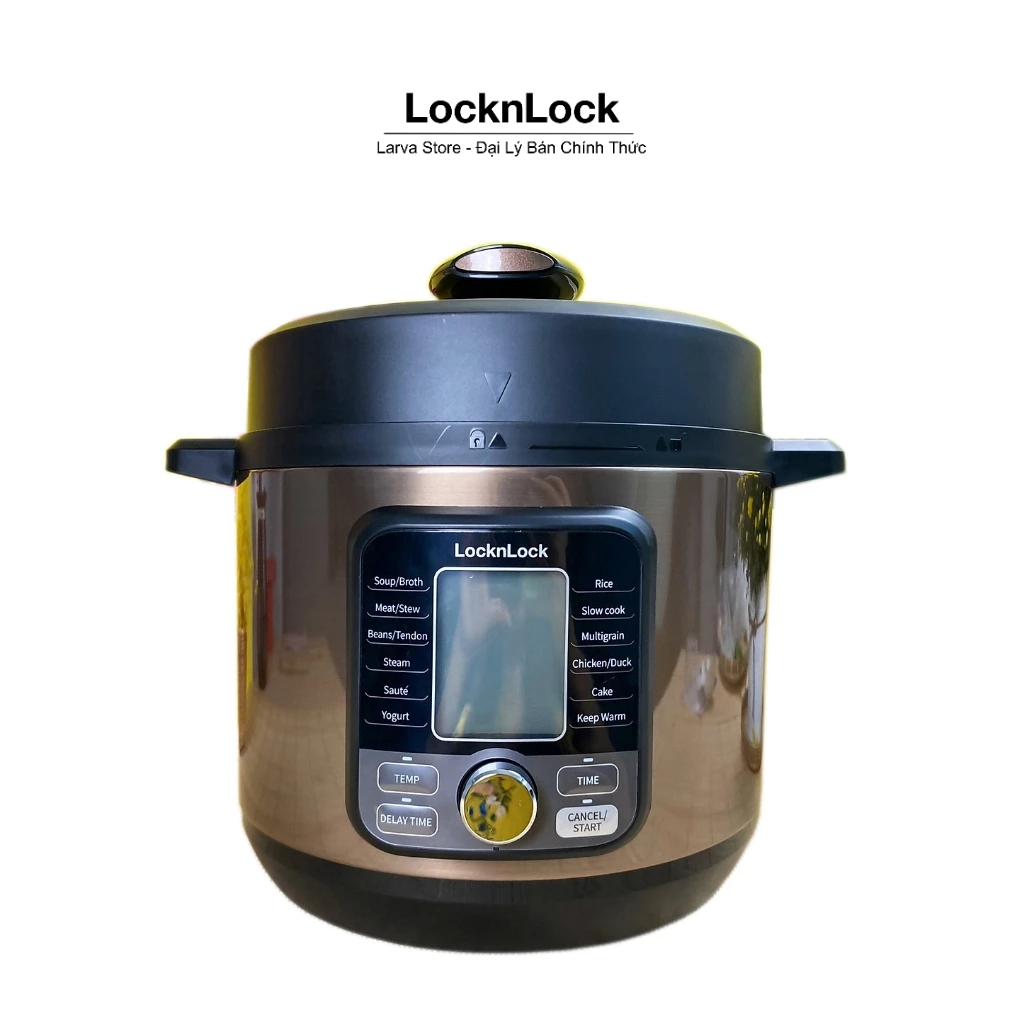 Genuine electronic multi-function pressure cooker Lock&Lock EJP676BLK 6 ...