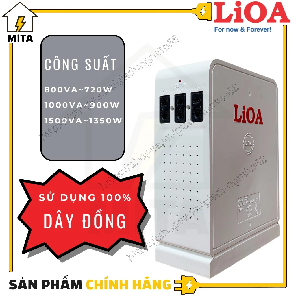 New LiOA COPPER WIRE Power Transformer - Input 220V Output power 3 ...