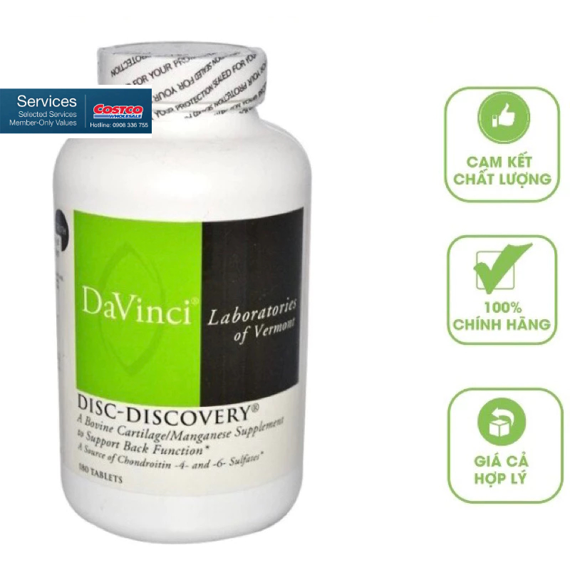Davinci Disc Discovery Pills to Support Spinal Degeneration and Disc ...