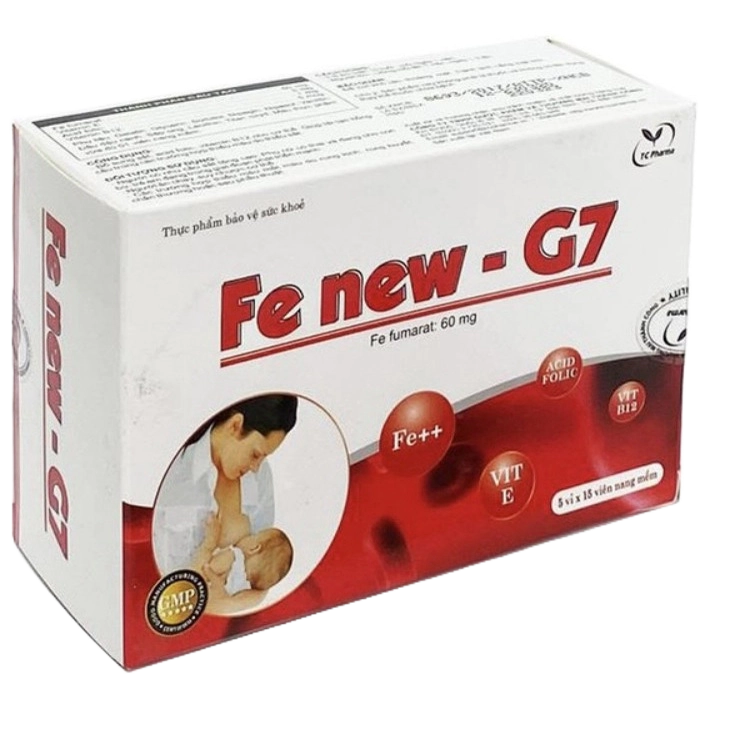 FE NEW G7 helps regenerate red blood cells in cases of iron deficiency ...