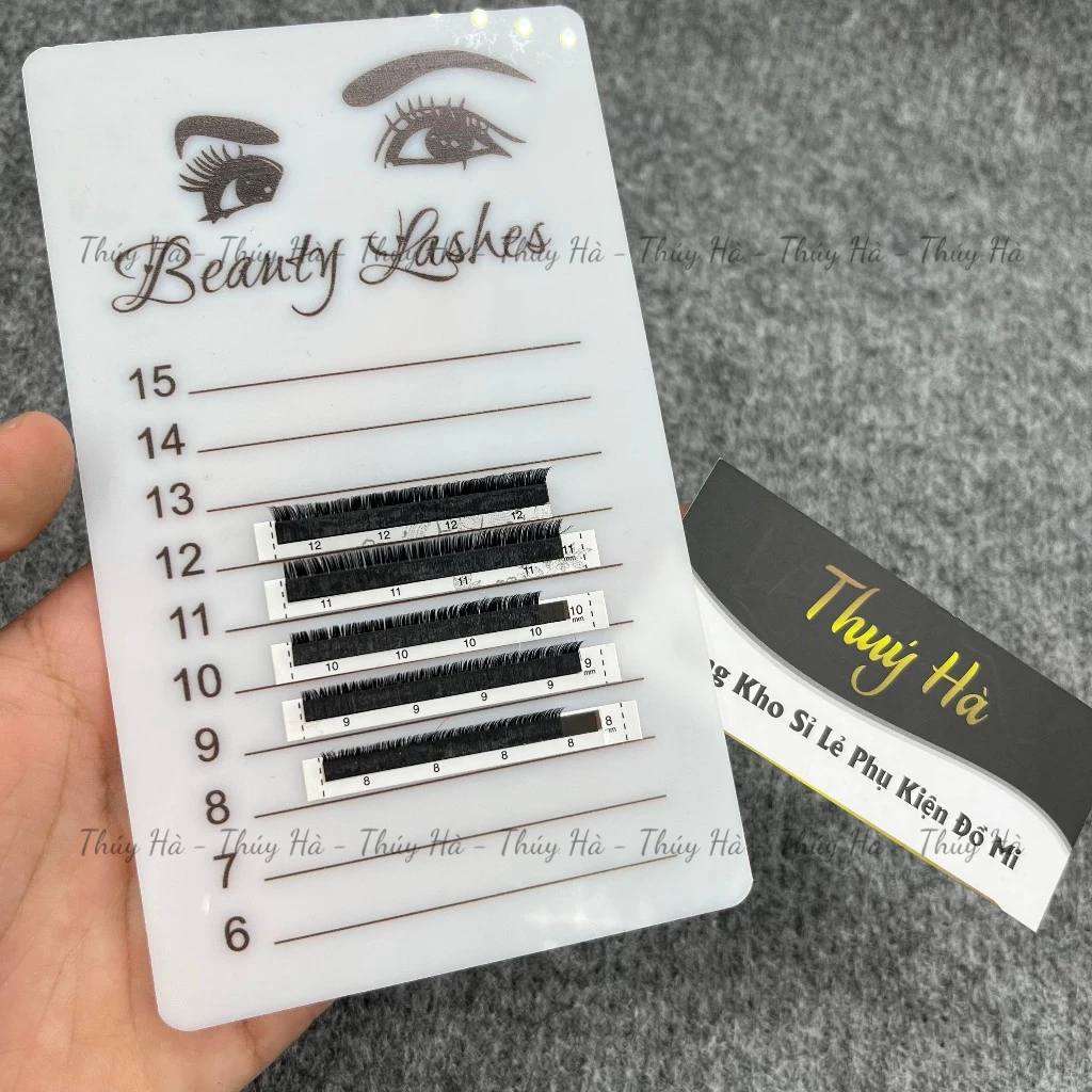 (Type 1) Meka Base, Numbered Eyelash Line Mica Sticker (10 Line), Meka ...
