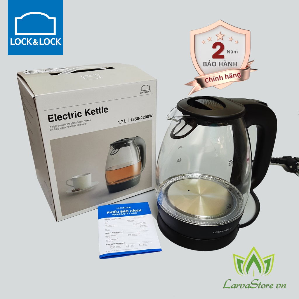 Genuine Glass Electric Kettle Lock&Lock EJK432 1.7L | Shopee Malaysia