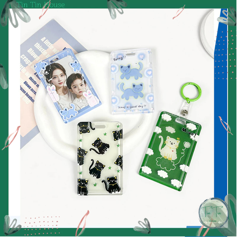 Vertical Card Holster For Students, Students, acrylic Plastic Bus Cards ...