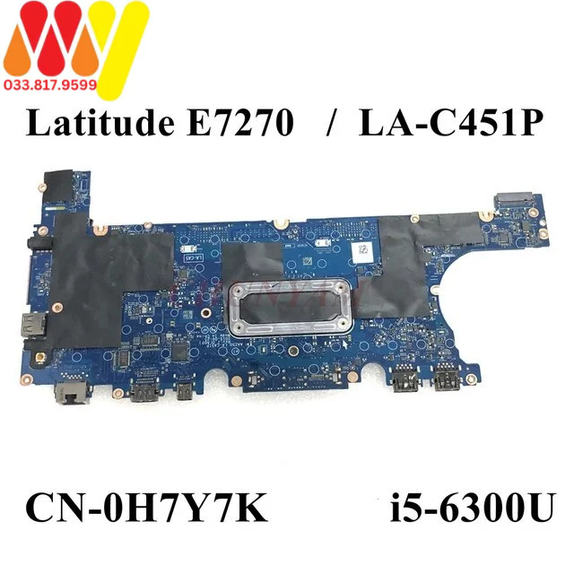 Dell Latitude E7270 7270 i5 6300U laptop Mainboard | Shopee Malaysia