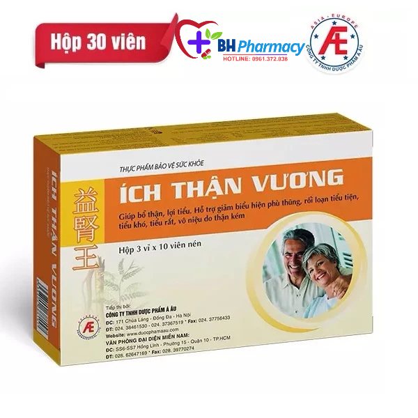 Immunity Kidney Vuong 30 Tablets - Support To Reduce Symptoms Of Edema ...