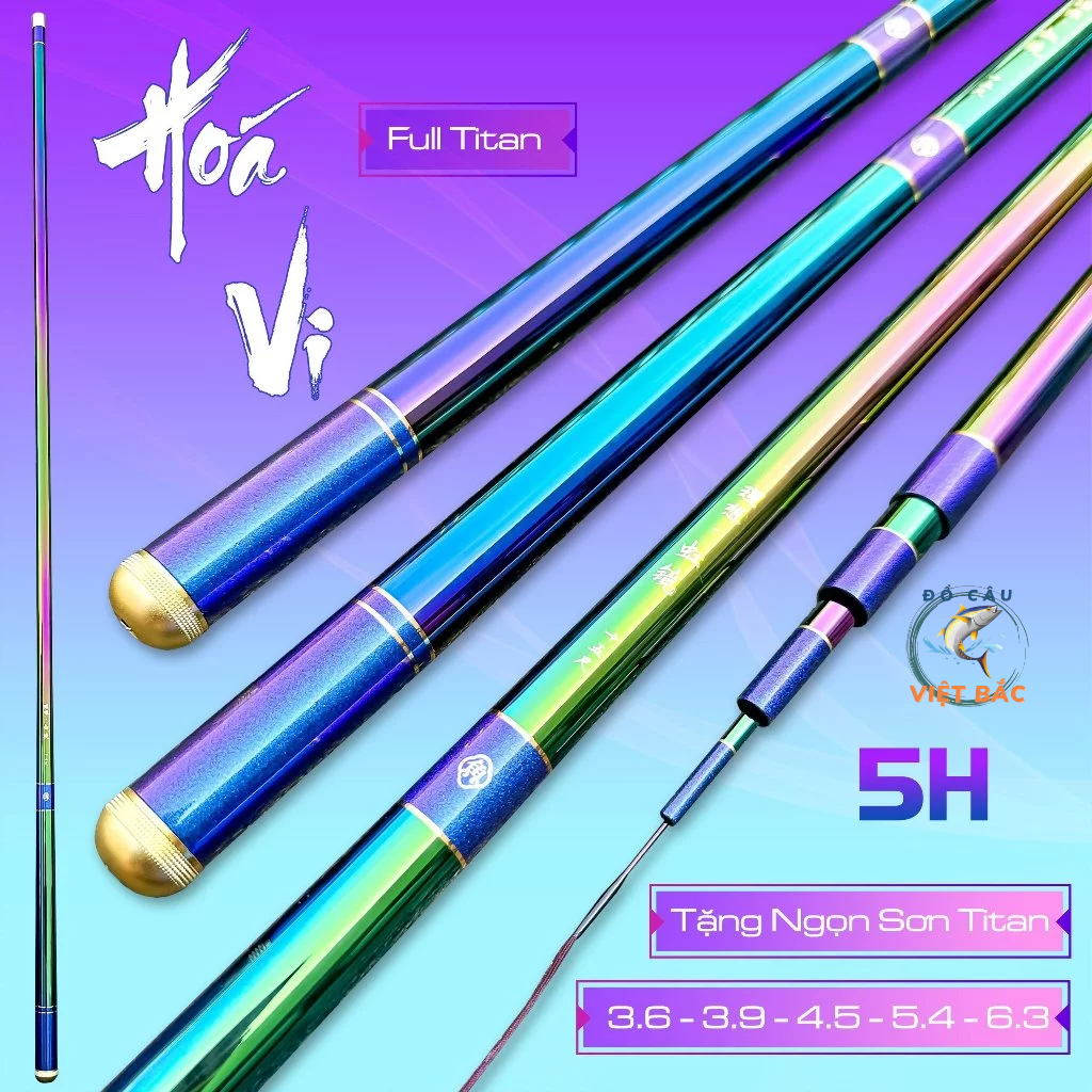 Hoa Vi hand fishing rod, 5H hardness, specializes in single fishing ...