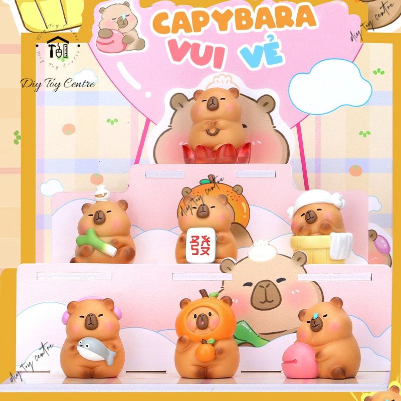 BLIND BOX/BLIND BOX toy adorable mini CAPYBARA/kapibara model CAPYBARA ...