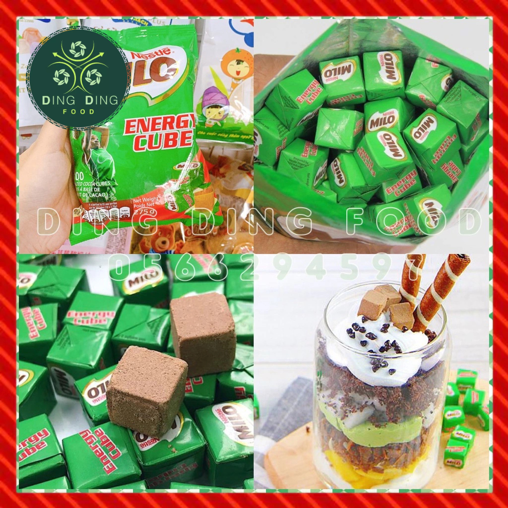 New - Milo Cube Thailand 100 Energy Cube Tablets 275g, Super Delicious ...
