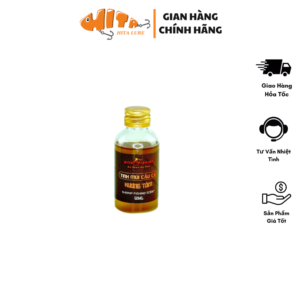 Huong Tom fishing essence vegetarian liquid 50ml used to mix bait for ...