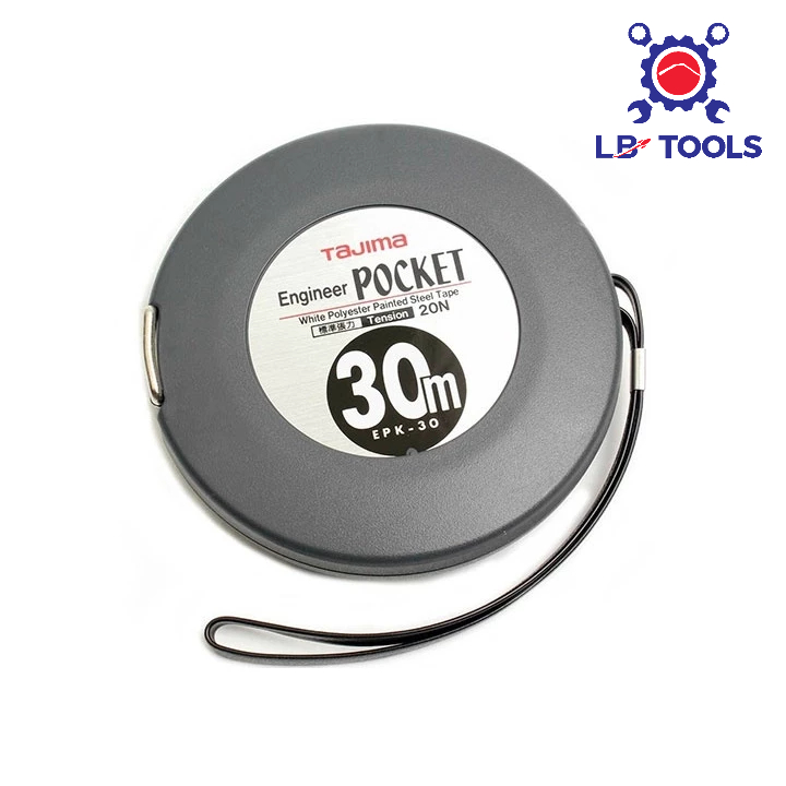 Japanese Tajima steel tape measure 10m, 20m, 30m 10mm wide - Handheld tape measure EPK-10 EPK-20 ...