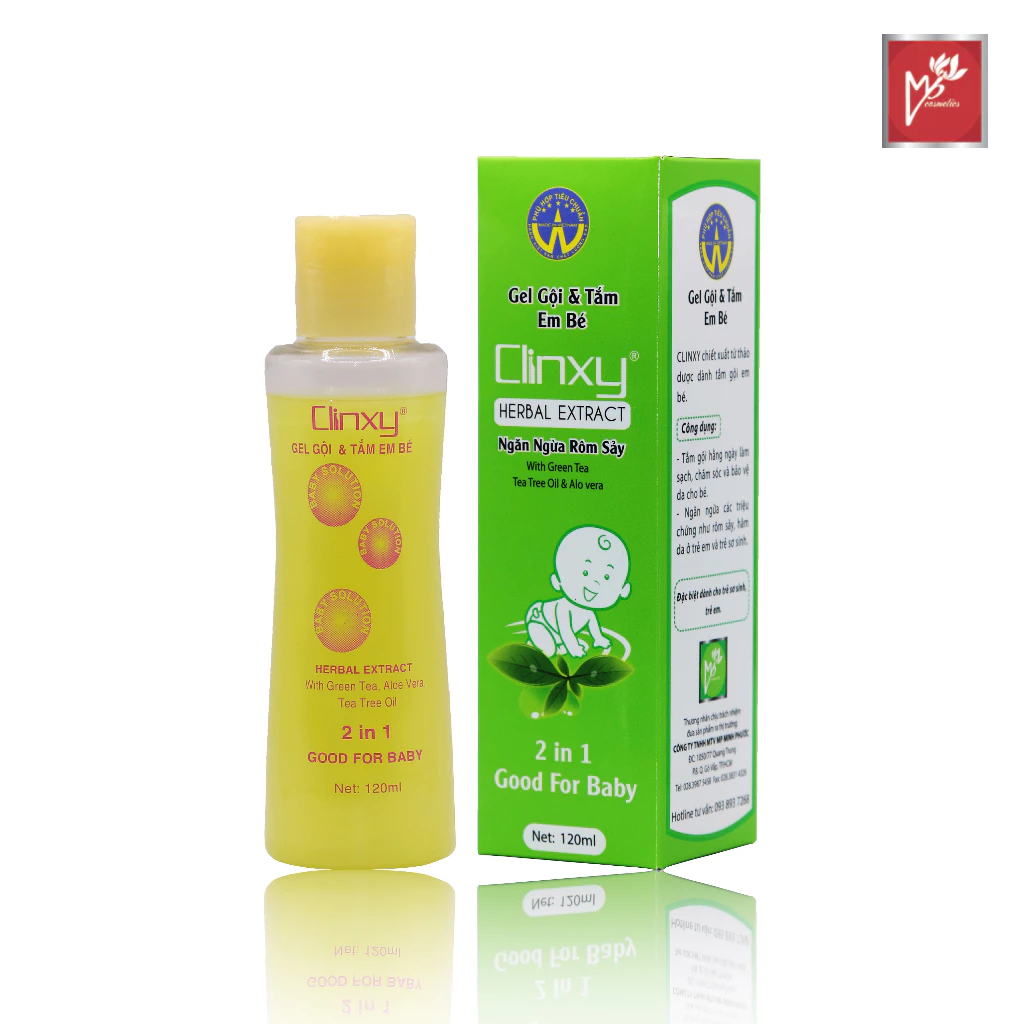 Clinxy baby heat rash shower gel helps antibacterial, antifungal, and ...