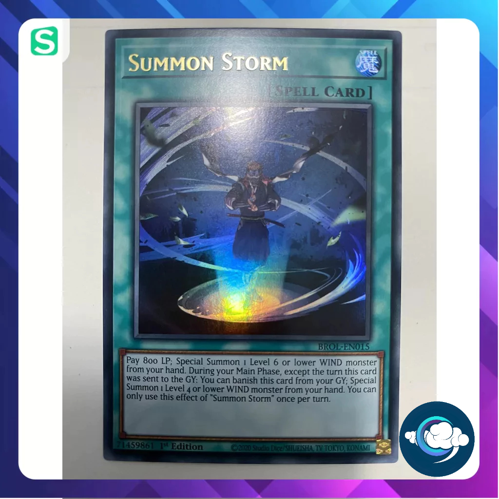 Yugioh! Card (UK) - Brol-en015: SUMMON STORM (ULTRA RARE) | Shopee Malaysia
