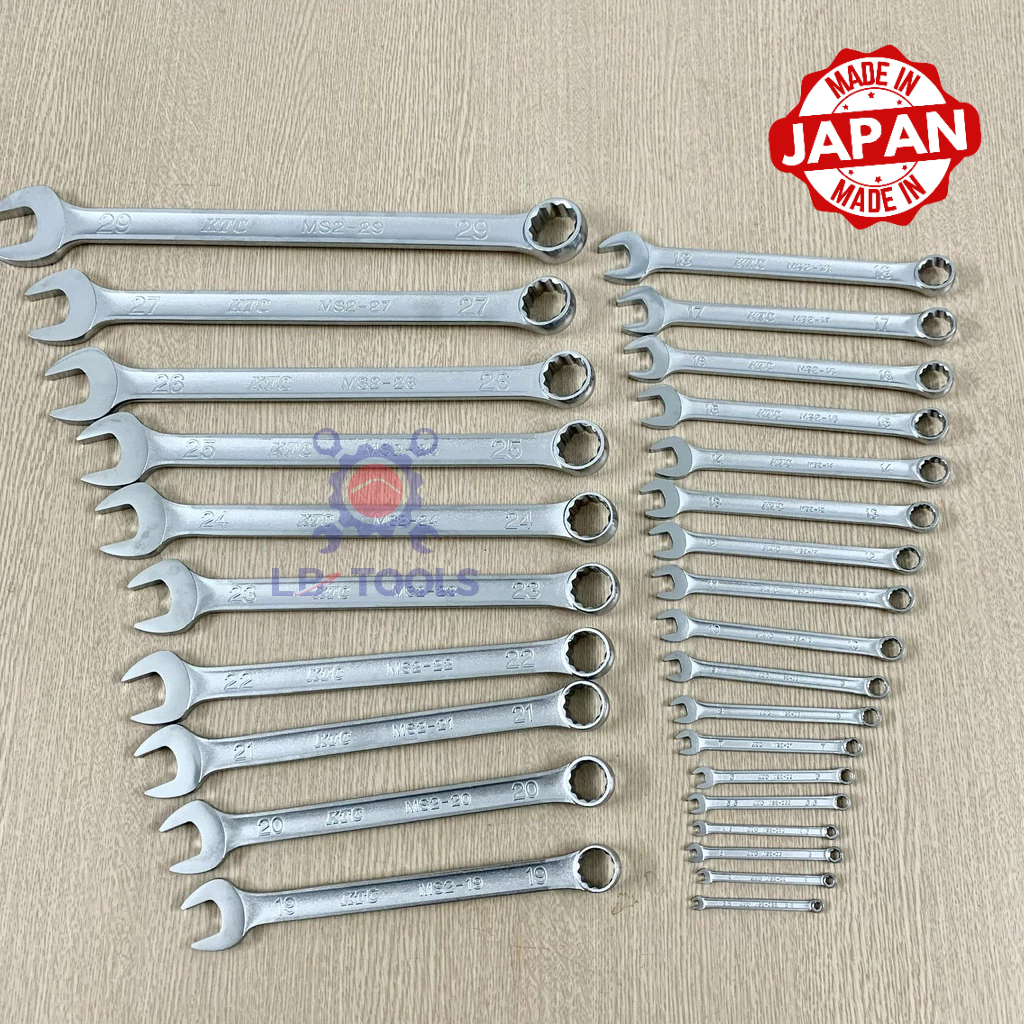[Made in Japan] Japanese KTC ring wrench MS2 - Combination wrench size 3.2mm - mm| Used in Honda ...