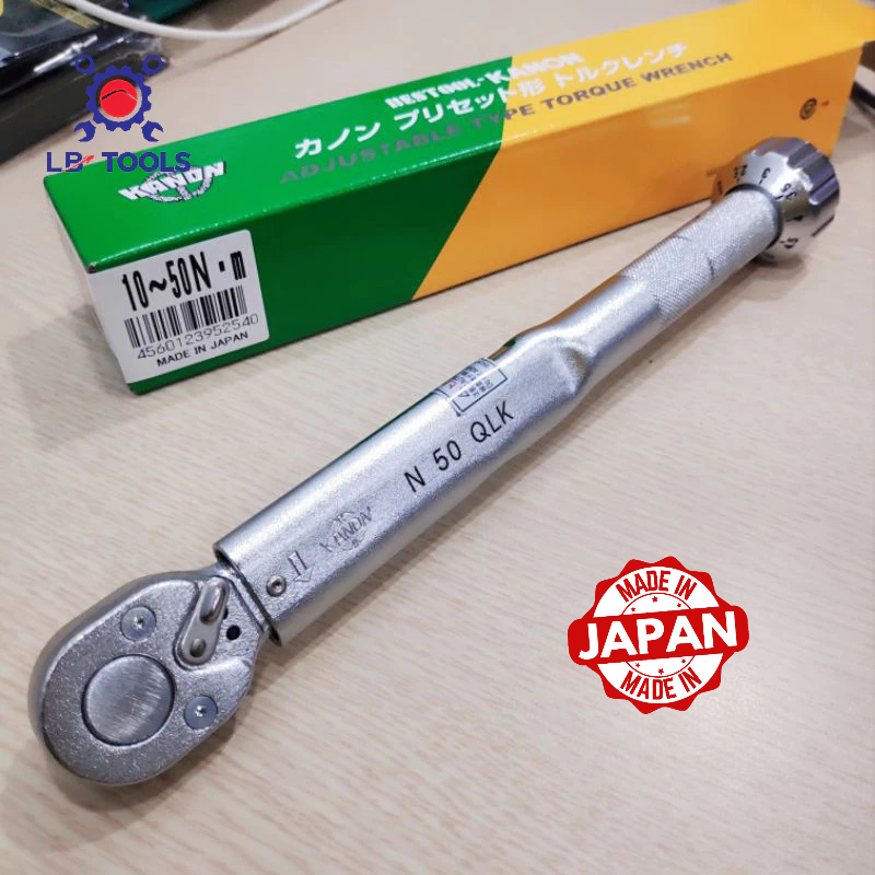 Japanese Kanon N50QLK torque wrench - Preset torque wrench Made in ...