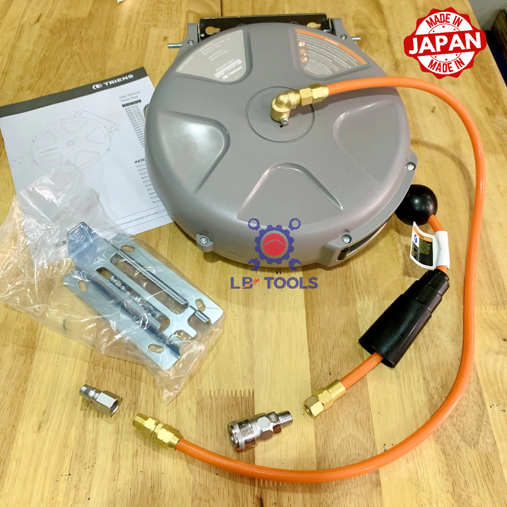 Japanese Triens self-retracting air coil SHS-210Z 10 meters - Roller ...