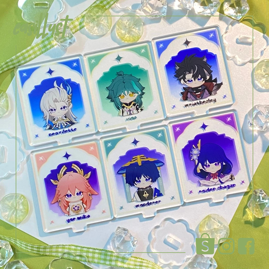 Standee Genshin Impact 6cm flower base (6 models) | Shopee Malaysia